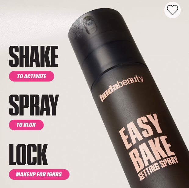 HUDA BEAUTY EASY BAKE SETTING SPRAY . – Roots Pharmacy
