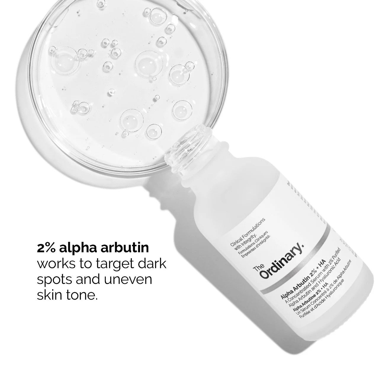 The Ordinary Alpha Arbutin 2% + HA Hyperpigmentation Serum – Roots Pharmacy